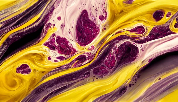 abstract yellow liquid marbled texture abstarct background - Stock ...