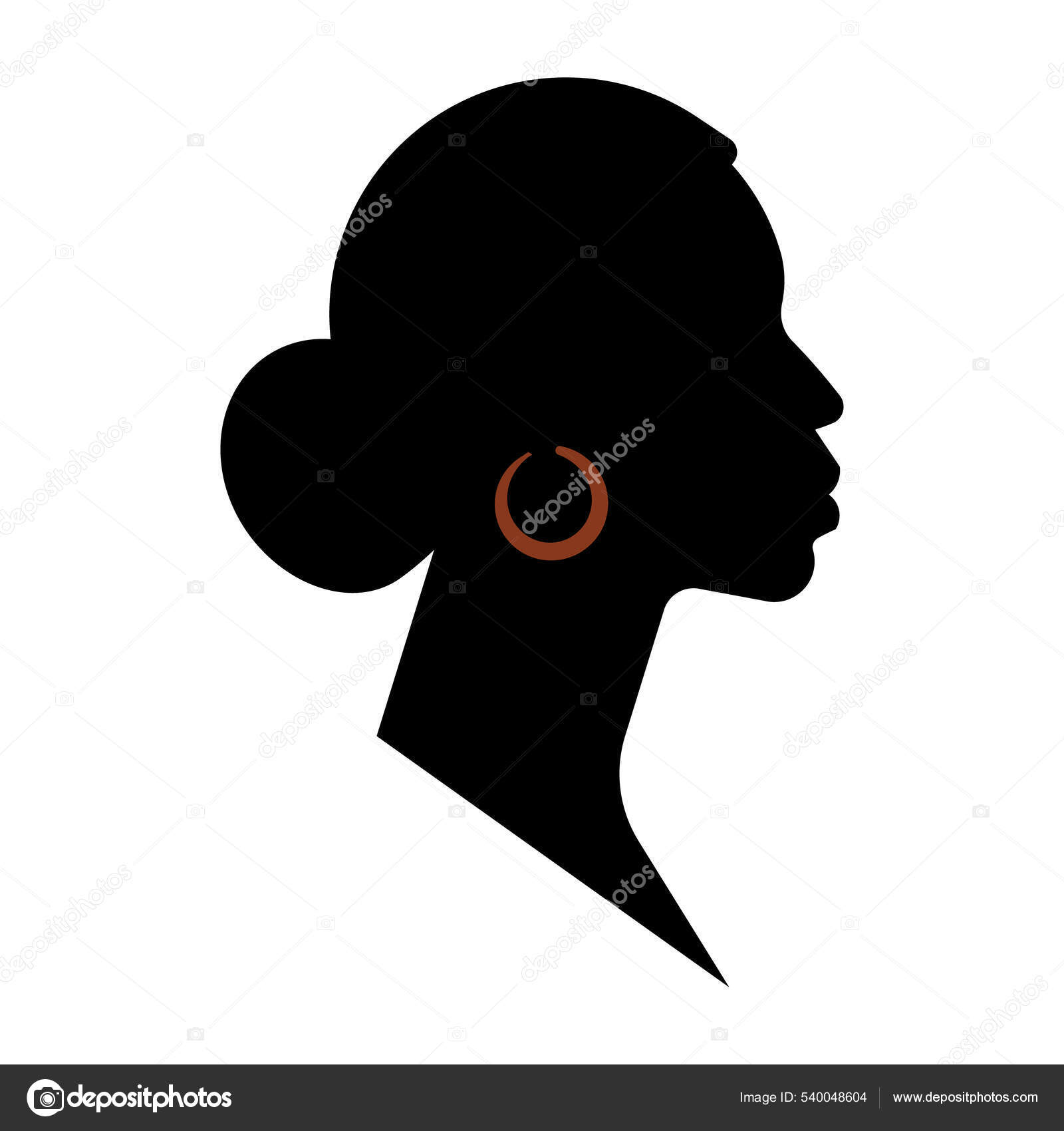 Side Profile Face Vector