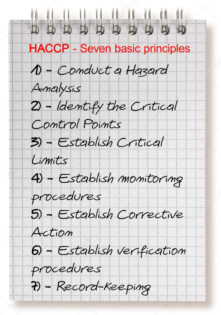 Siete principios básicos sobre los planes HACCP (análisis de peligros y puntos críticos de ...