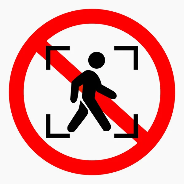 100,000 No walking sign Vector Images | Depositphotos
