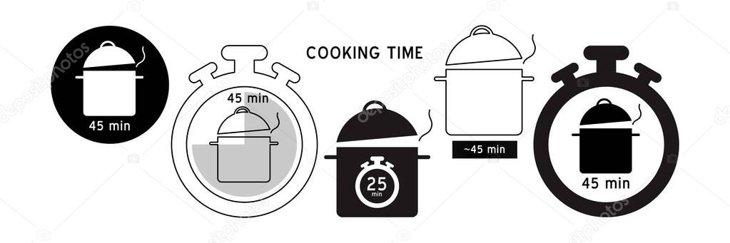 Cooker temperature clock Vector Art Stock Images | Depositphotos