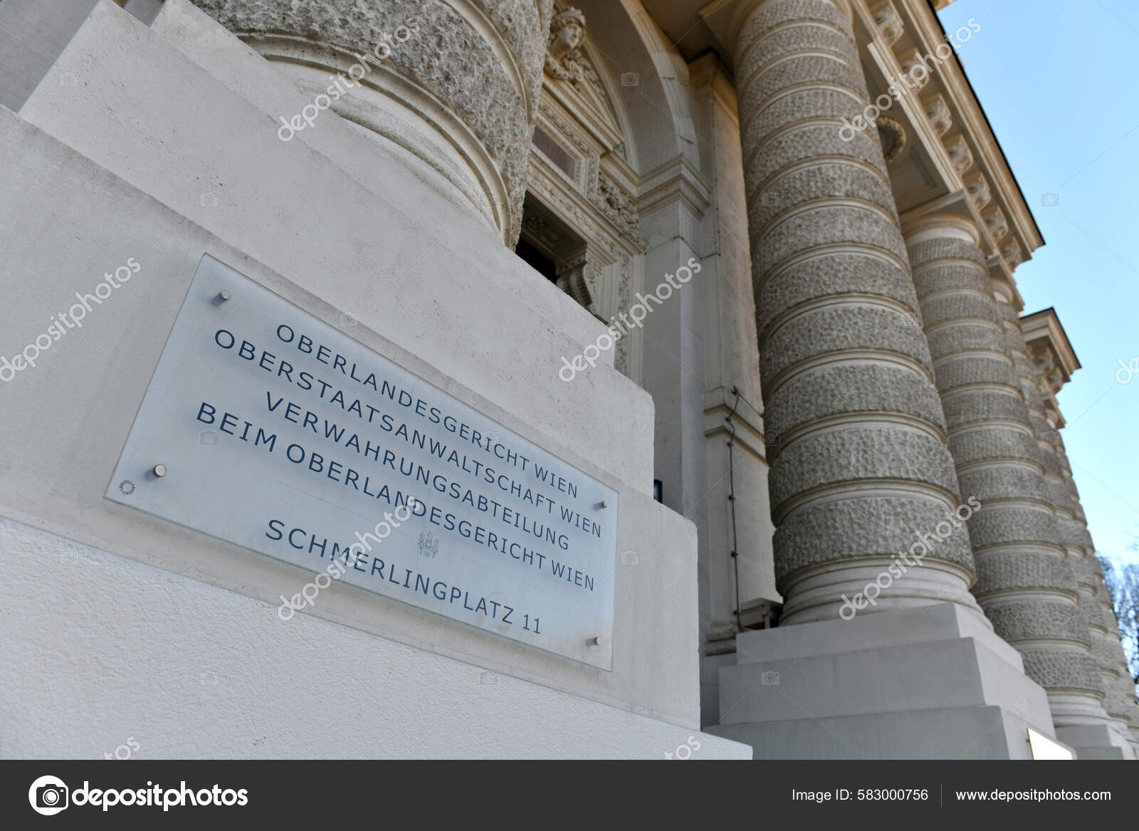 Palace Justice Schmerlingplatz Vienna Supreme Court Ogh Austria Europe ...