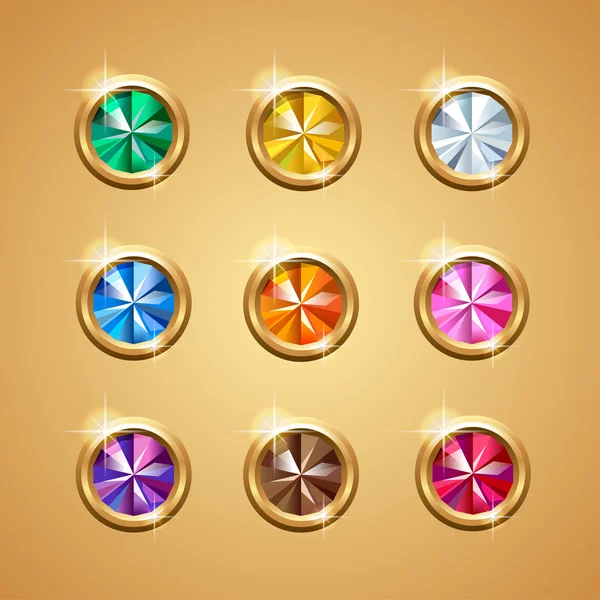 100,000 Circle gems Vector Images | Depositphotos