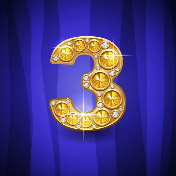 122 ilustraciones de stock de Número 3 azul | Depositphotos