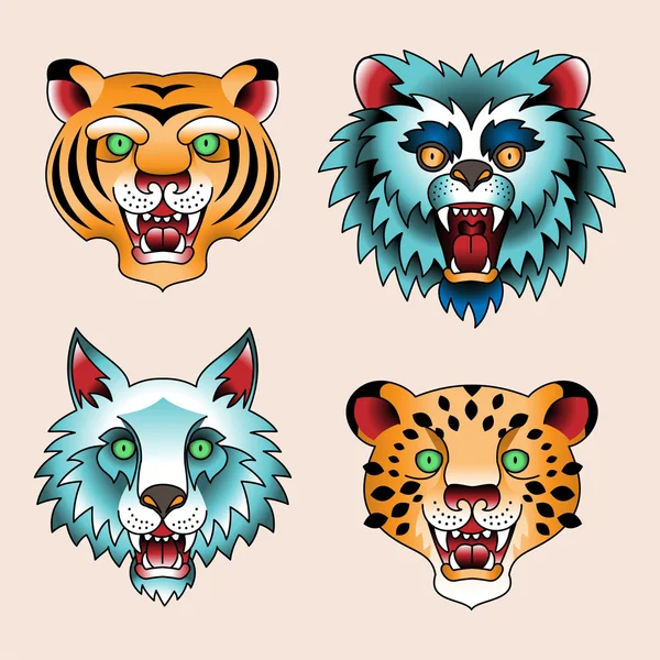 Predatory animals Vector Art Stock Images | Depositphotos