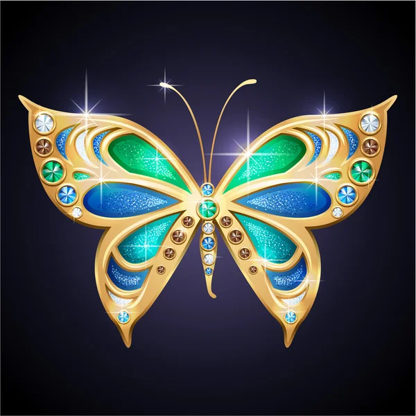 Gold butterfly, Royalty-free Gold butterfly Vector Images & Drawings ...