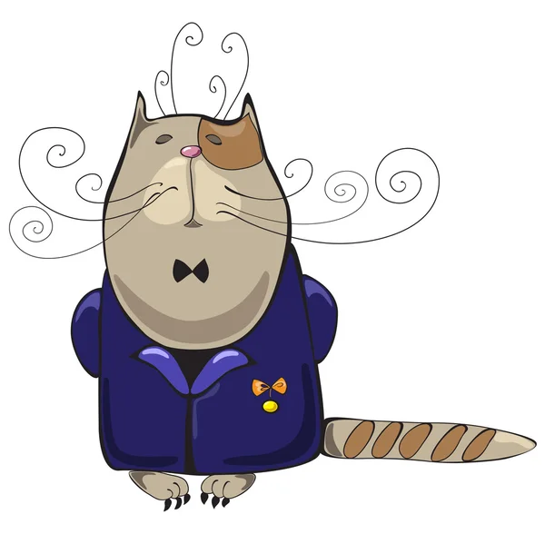 Orgulloso gato imágenes de stock de arte vectorial | Depositphotos