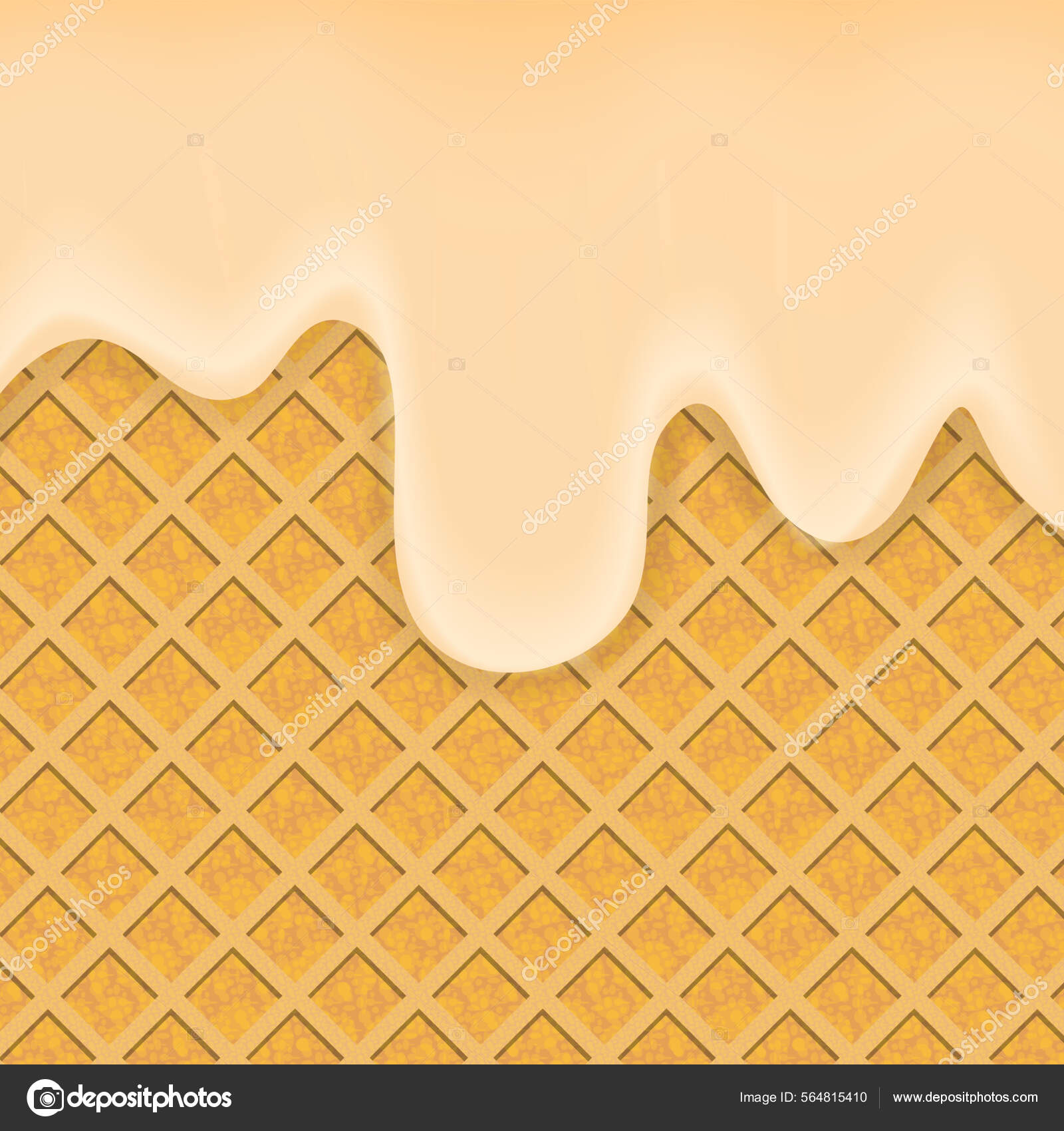Wafer Flowing Cream Vector Image Stock Vector Image by ©maewjpho@gmail ...