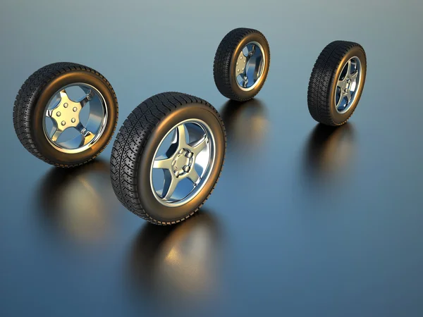 Car wheel tire — Stock Photo © orlaimagen #51362099