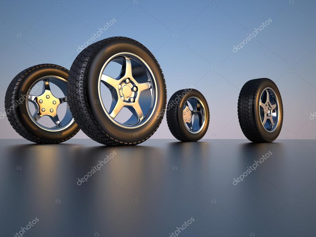 Car wheel tire — Stock Photo © orlaimagen #51362099