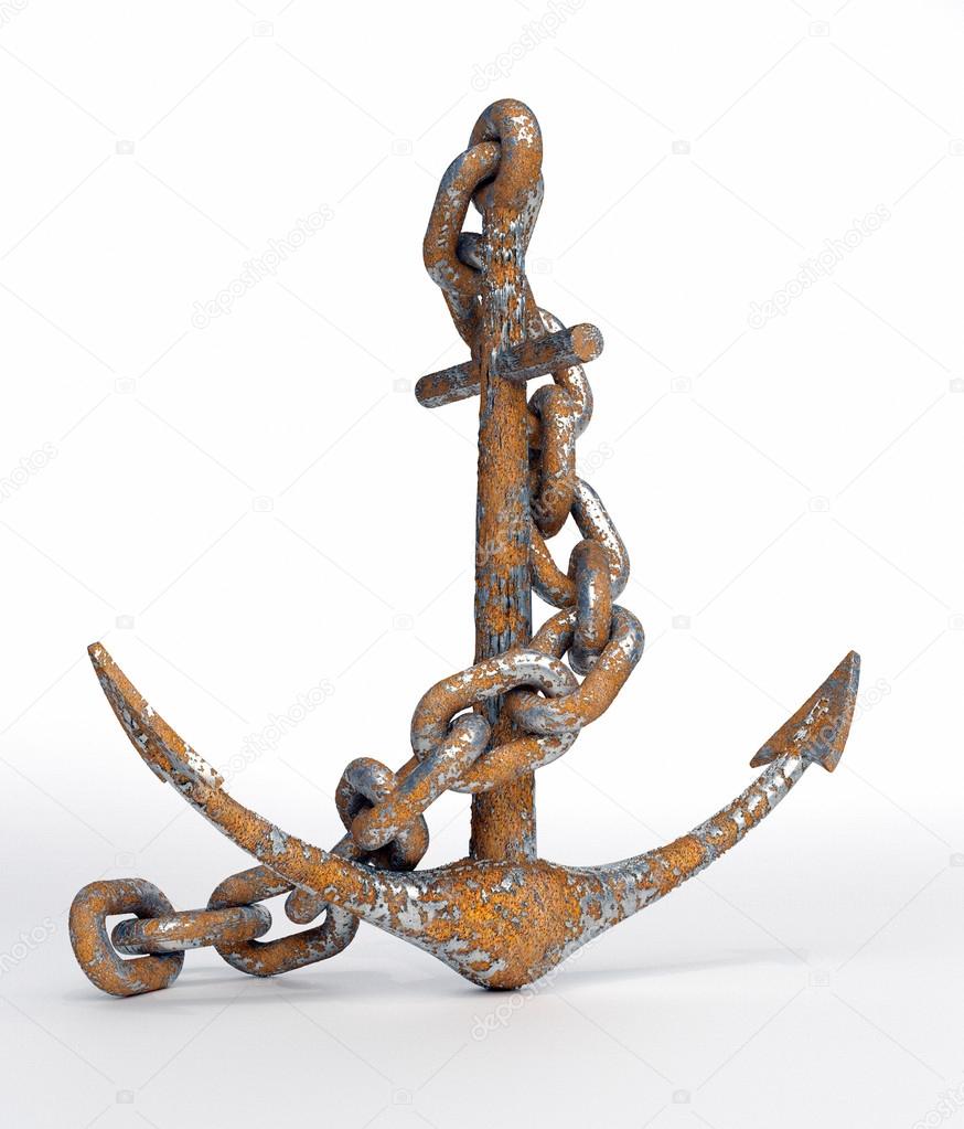 Rusty anchor Stock Photo by ©orlaimagen 51362381