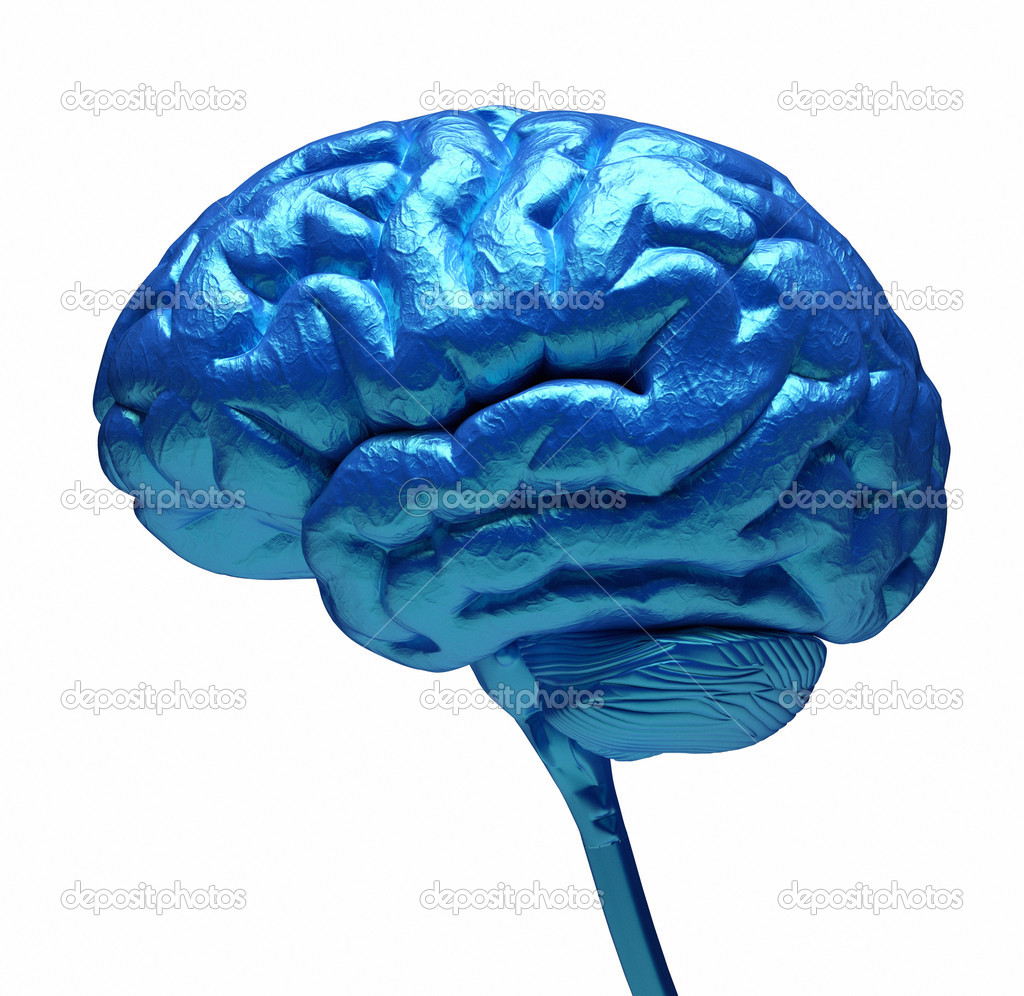 Blue brain Stock Photo by ©orlaimagen 51362467
