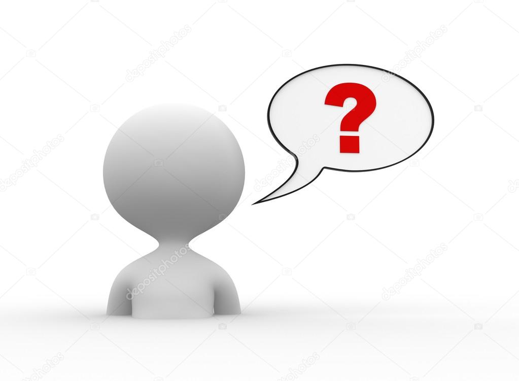 Thinking Bubble With Question Mark