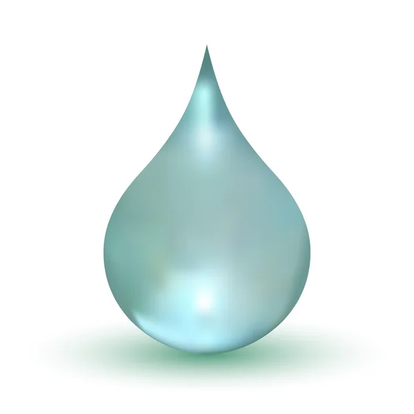 Crystal Water Drop — Stock Vector © deskcube #7952244