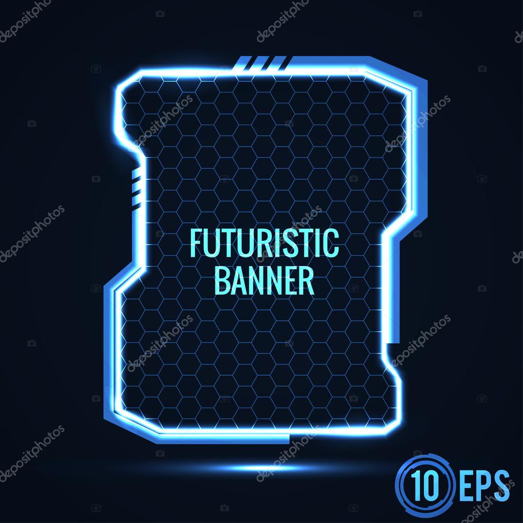 Futuristic banner Stock Vector by ©andrewvec 51734907