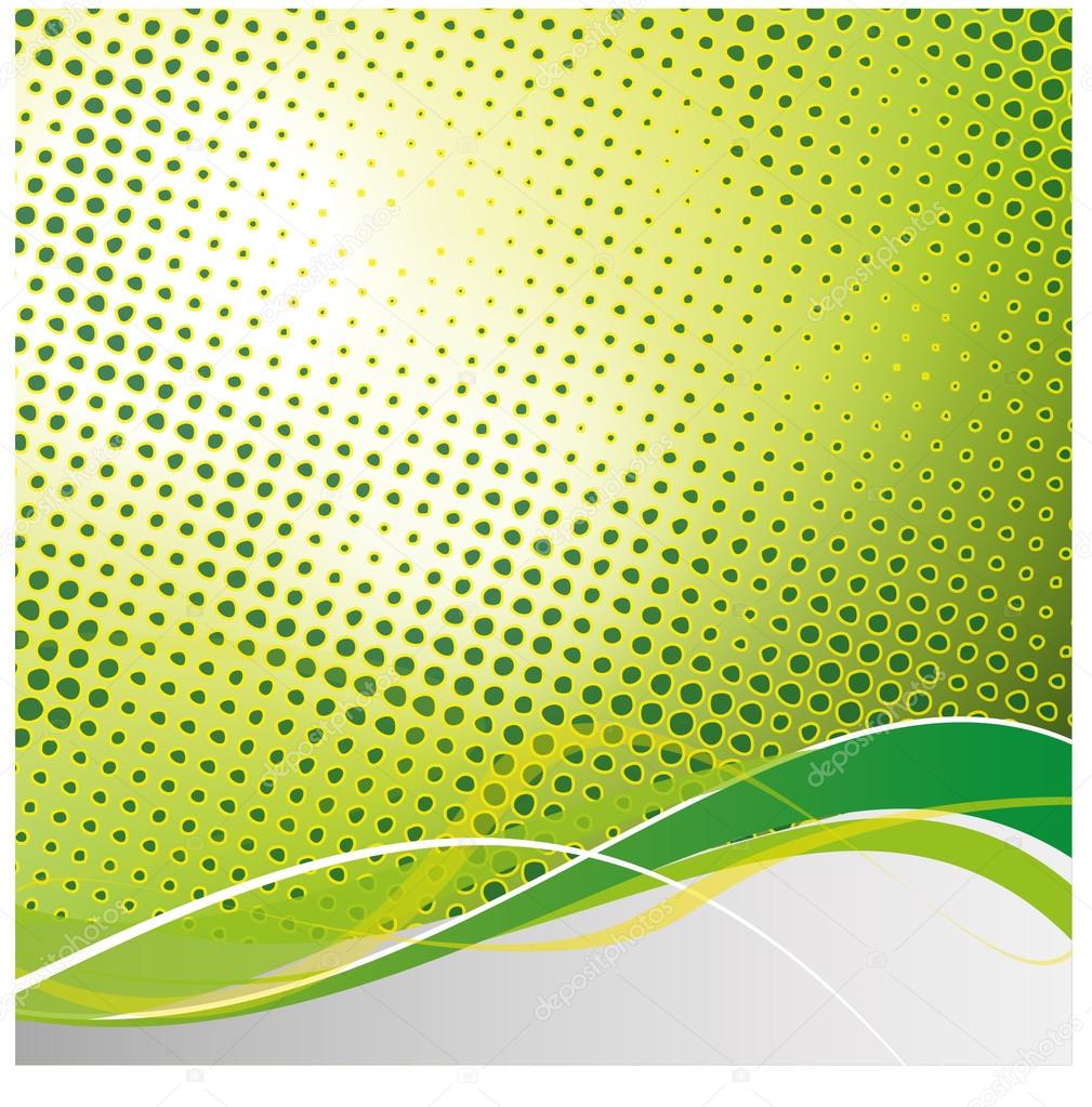 Modern green background Stock Vector Image by ©photofeba #50641507