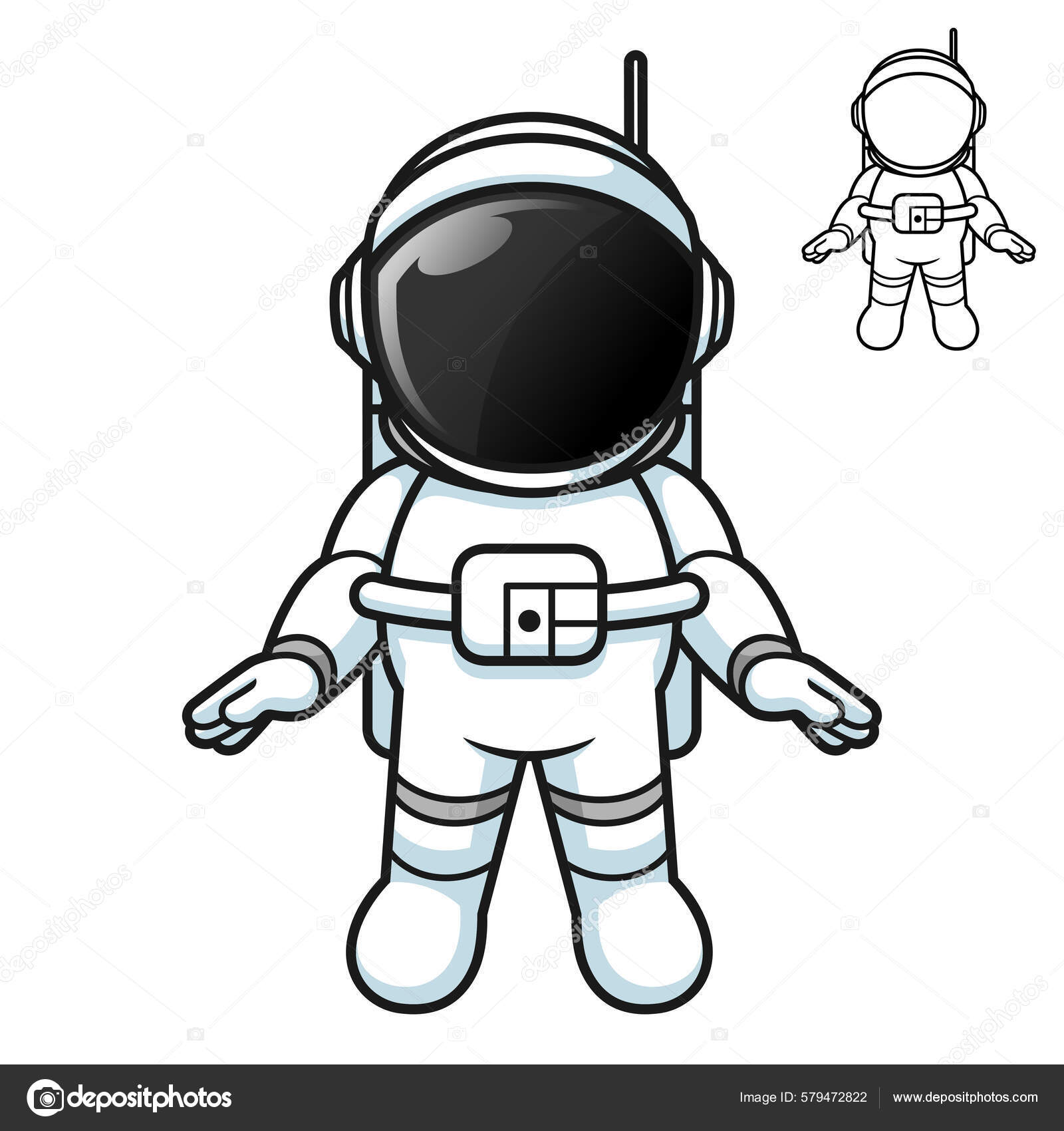 Clip Art Astronaut Tether