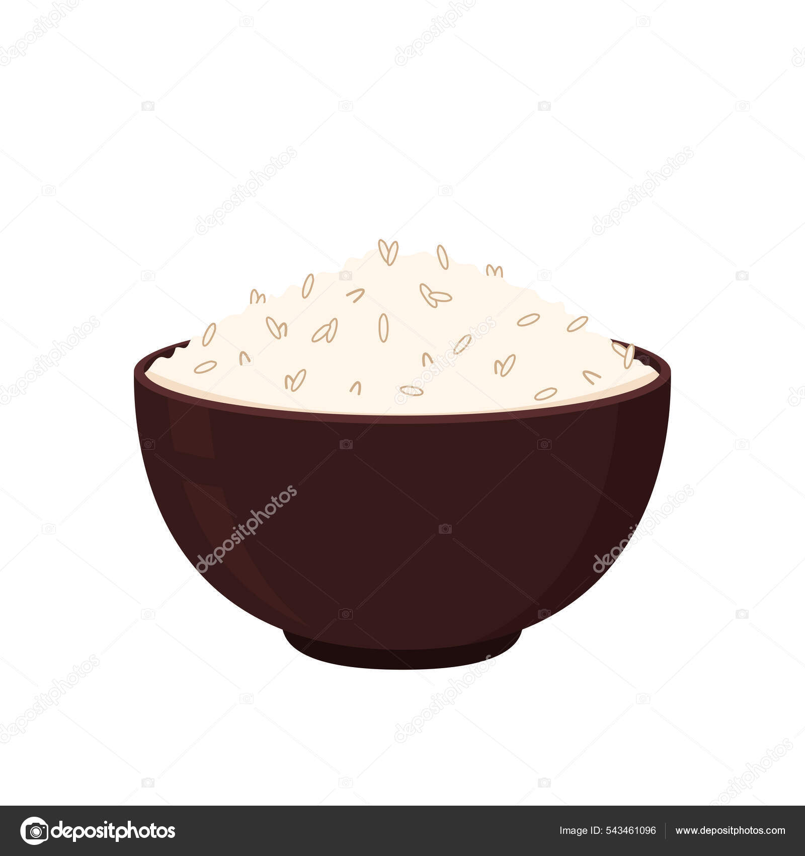 Rice Bowl Vector