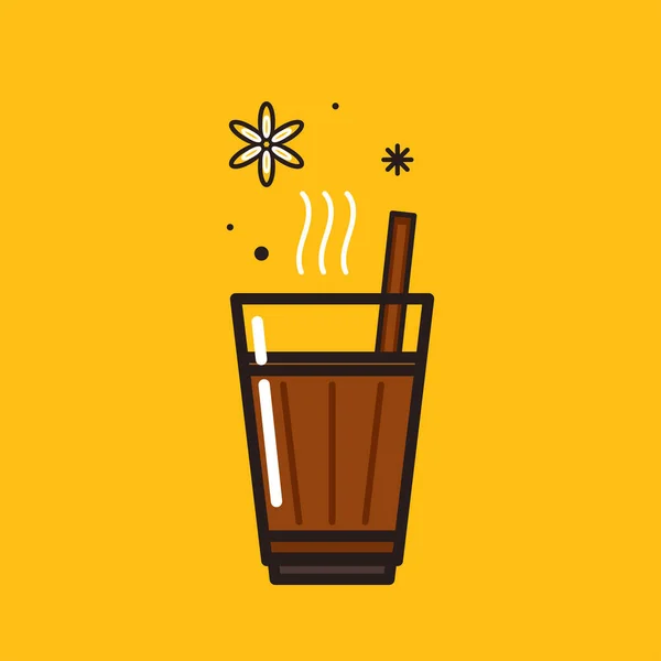 Indian Hot Drink Vector Indian Chai Icon Chai Indian Drink Stock Vector ...