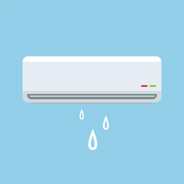 Air Conditioner Vector Air Conditioner White Background Stock Vector by ...