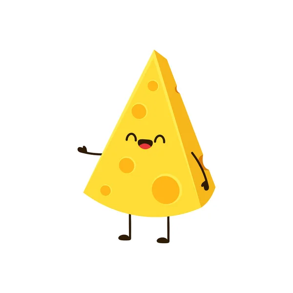 Cheese Character Design Cheese White Background Symbol Mascot Stock ...