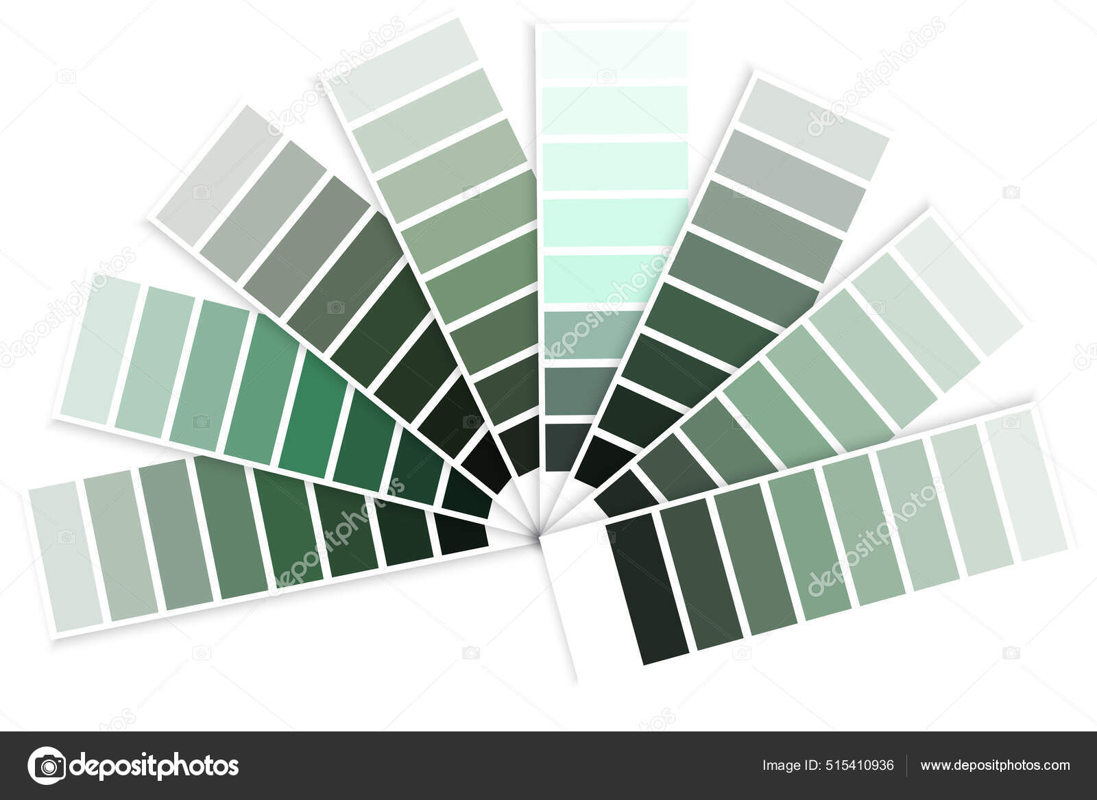 Color palette mint swatches. Pastel soft. Graphic concept. Design ...