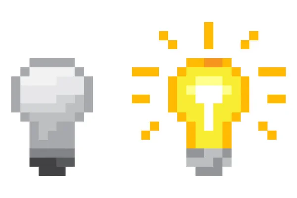 3,764,067 Pixel art set lightbulb Vector Images | Depositphotos