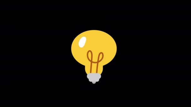 Animated Blinking Light Bulb