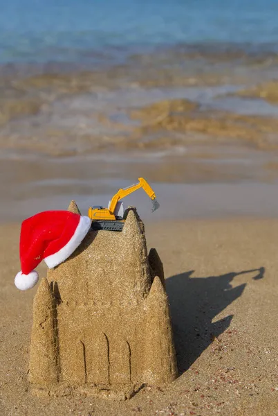 Christmas sand castle Stock Photos, Royalty Free Christmas sand castle ...