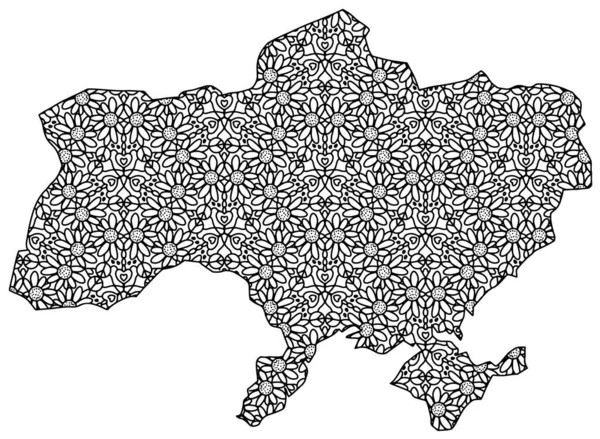 Ukraine map outline Vector Art Stock Images | Depositphotos