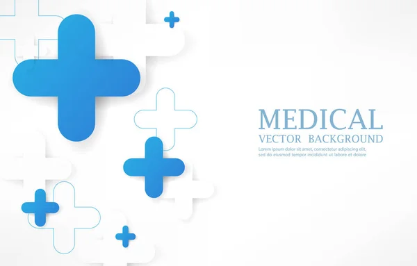White Medical Background Fluid Smooth Line Cross Shape Design Stock ...