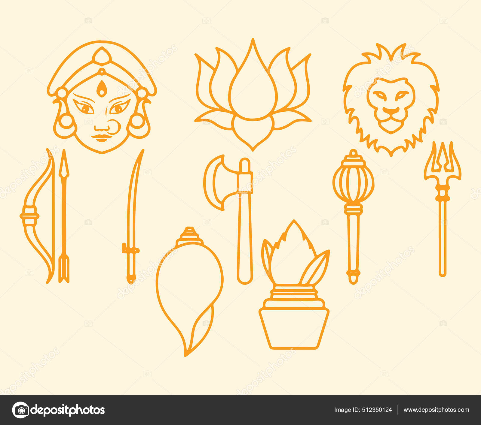 Goddess Durga Weapons