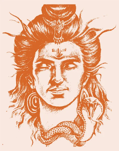 Lord Shiva Parvati Hindu Wedding Card Design Element Sketch Drawing ...