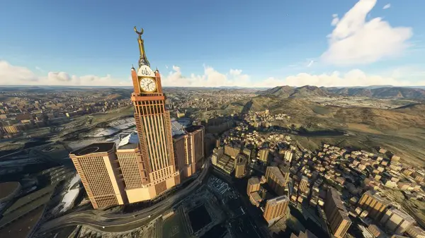 Mecca Drone View Mecca Aerial View Realistic Render Stock Photo by ...