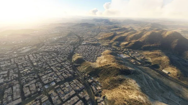 Mecca Drone View Mecca Aerial View Realistic Render Stock Photo by ...