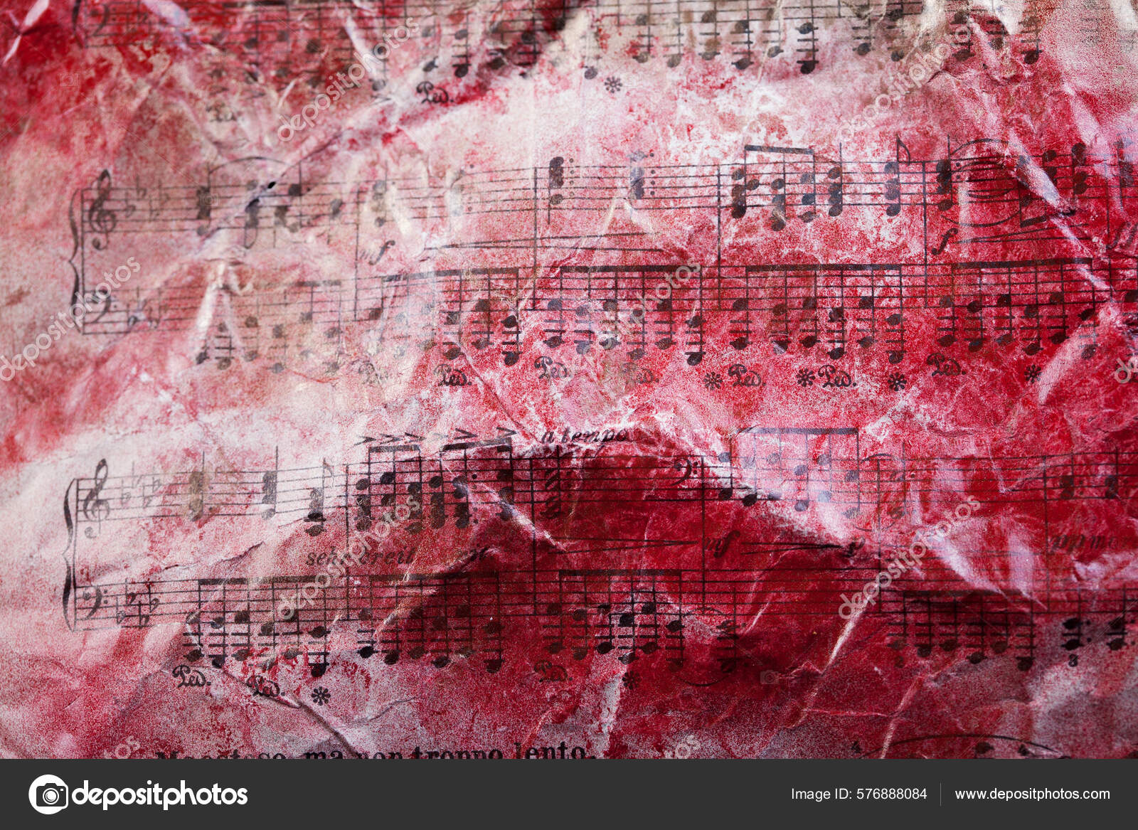 Bloody Notes Creased Paper Blood Notes Creased Paper Red Spray Stock ...