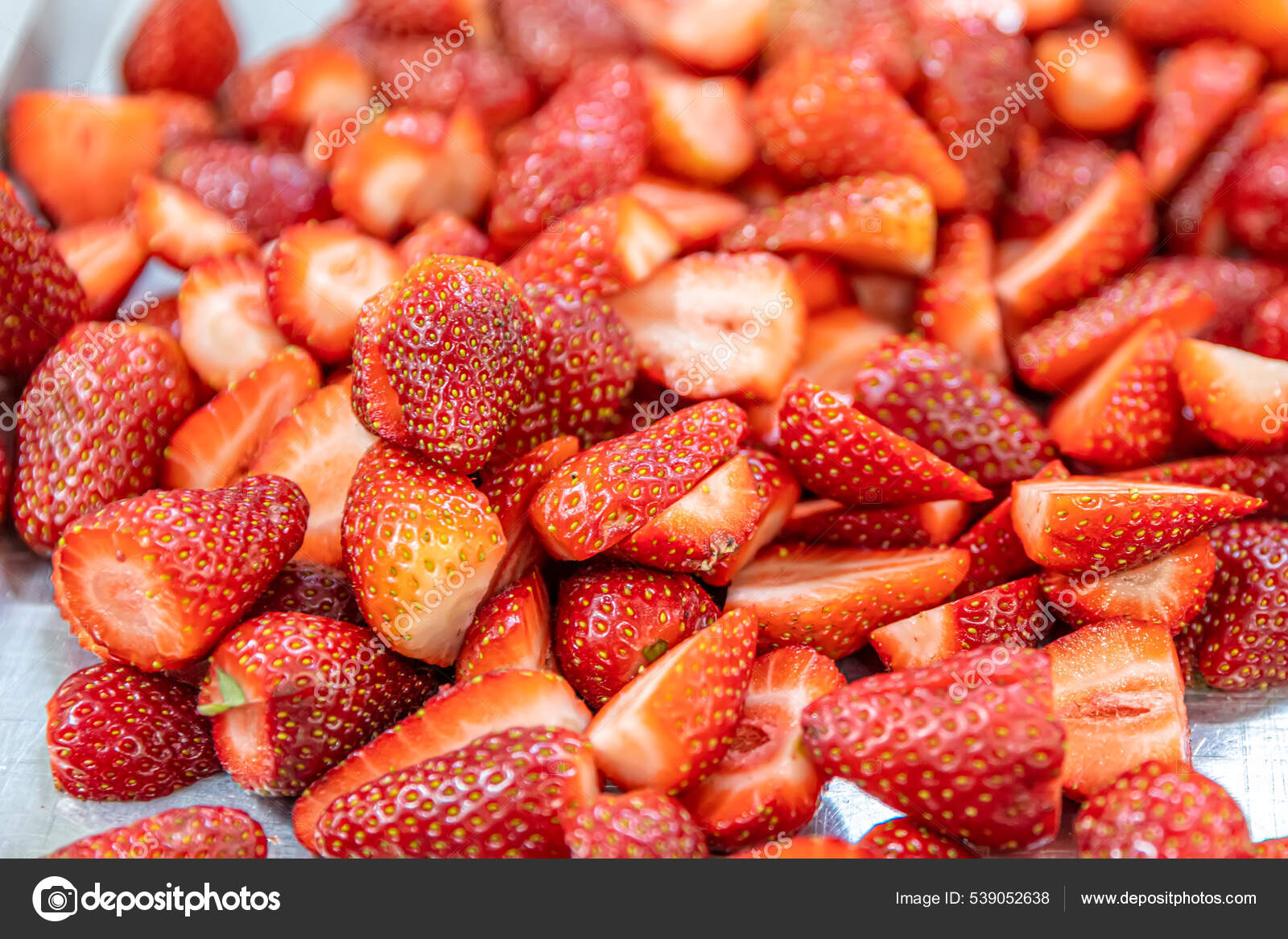 Sliced Strawberry Background Texture Strawberry Slices Fresh Strawberry ...