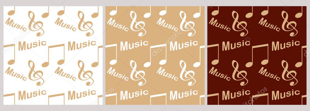 Golden musical notes Vector Art Stock Images | Depositphotos