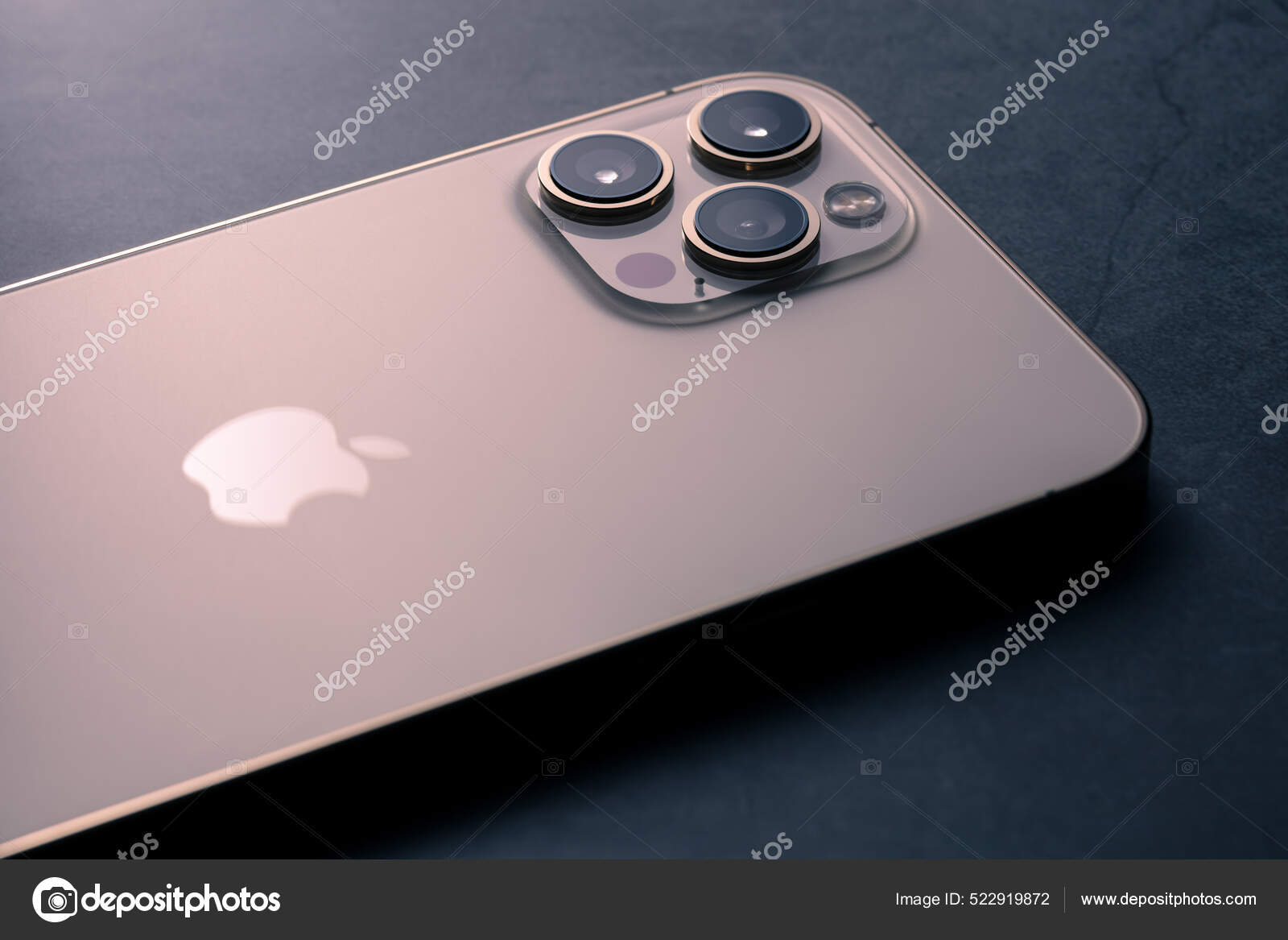 Iphone12 Pro Max Rear Camera Lens Triple Camera System Ultra — Stock ...