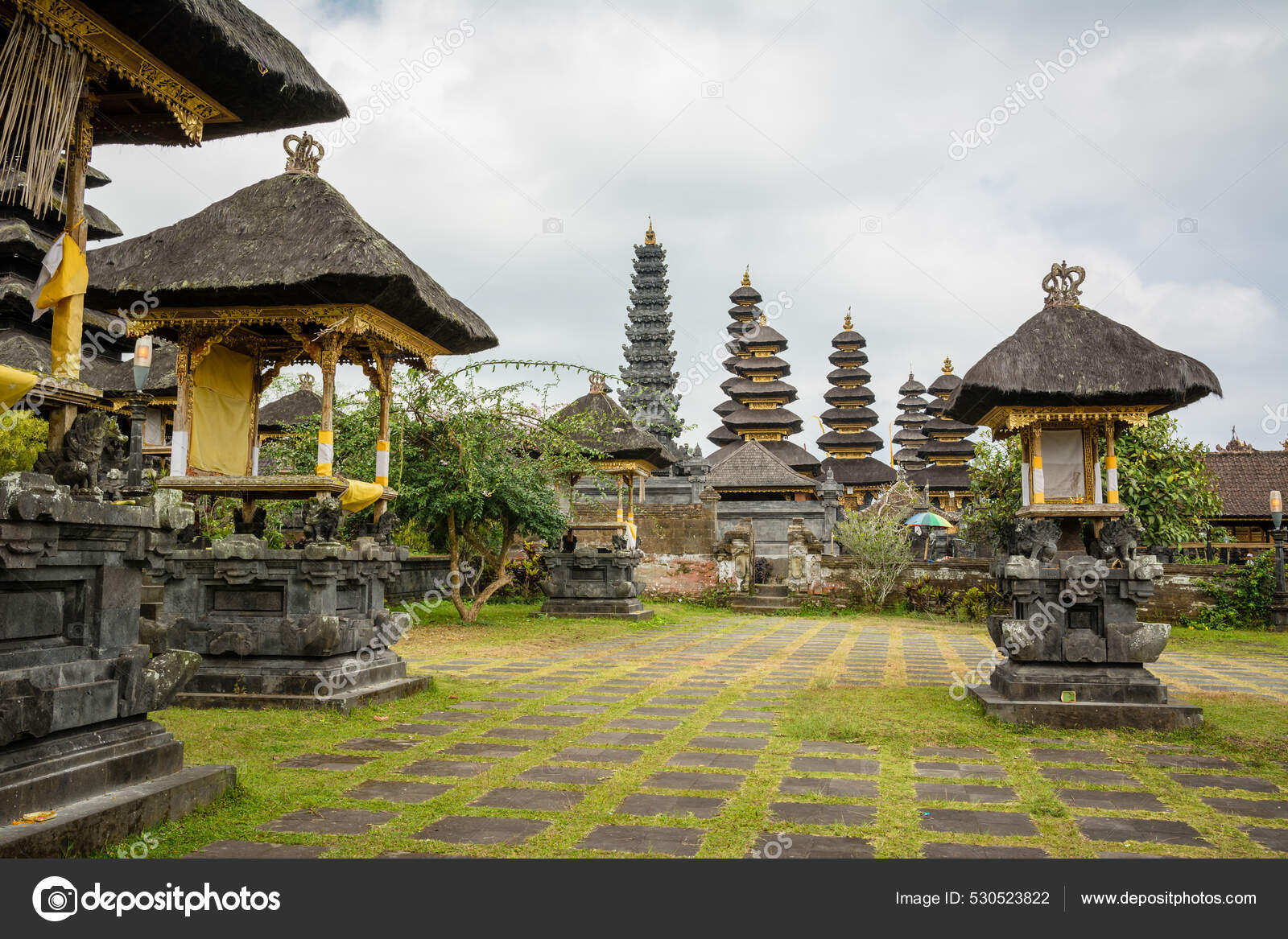 Views Holy Temple Bali Indonesia — Stock Photo © jon_chica #530523822