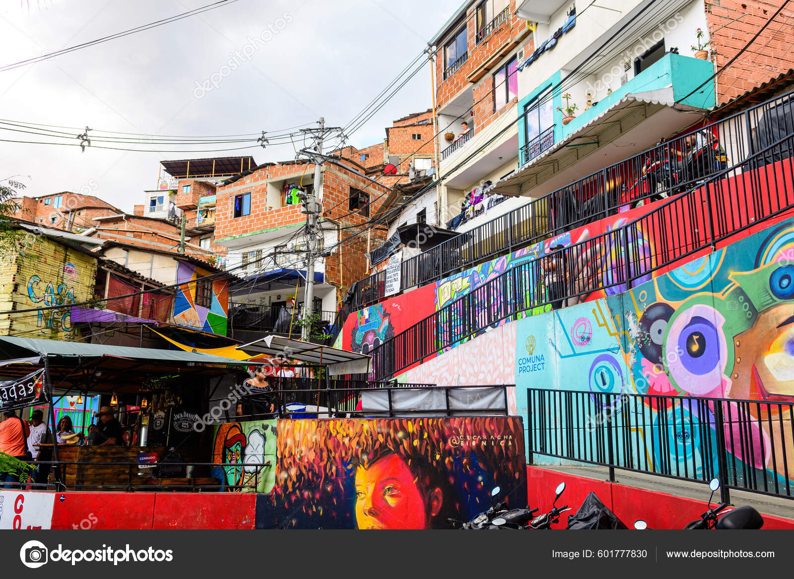 Medellin Colombia 17Th August 2022 Views Comunda District Medellin ...