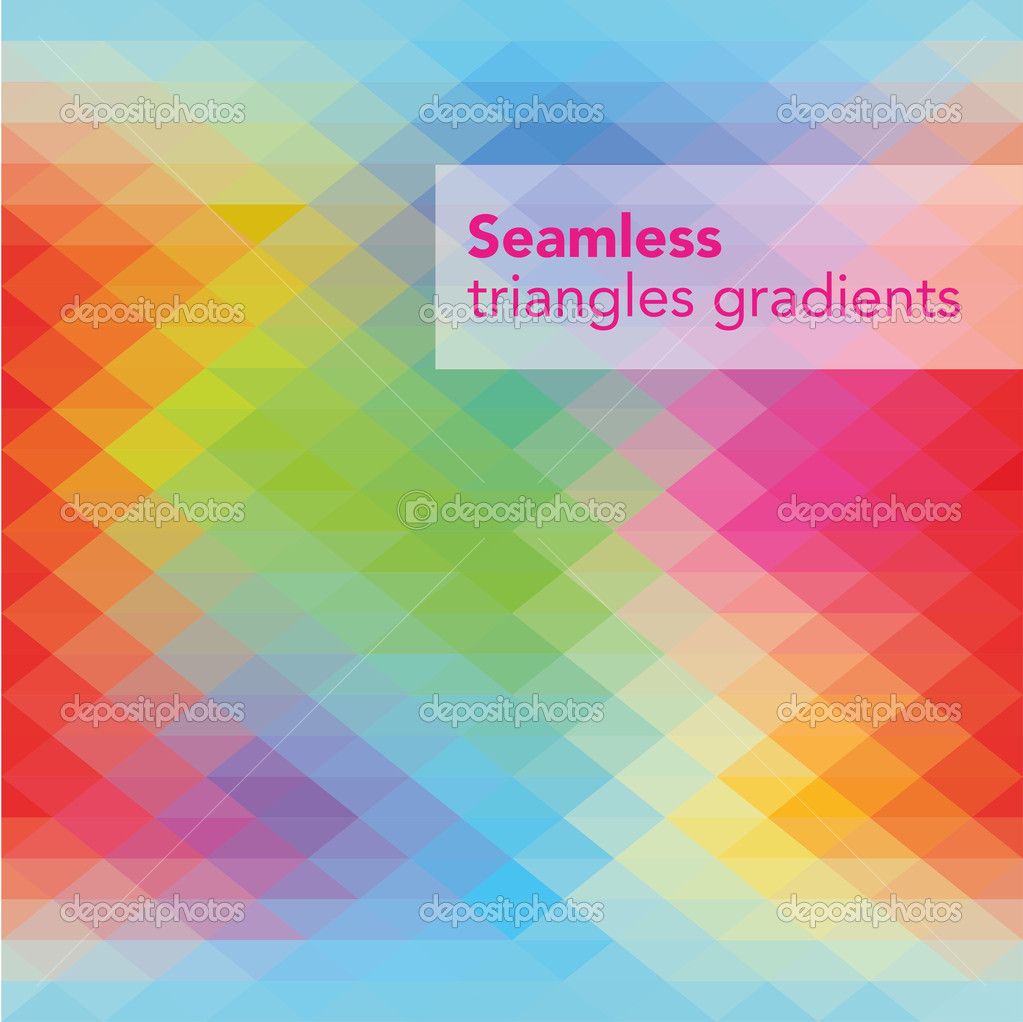 Colorful triangles gradient pattern Stock Vector Image by ...