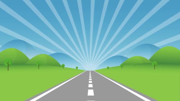 Moving Road Animation