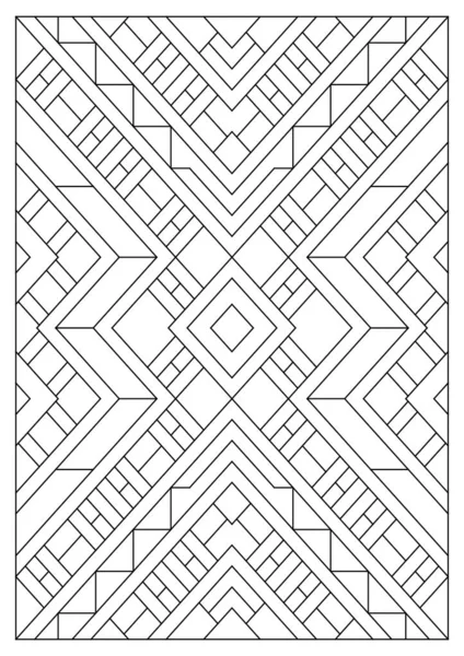 Portrait Coloring Pages Adults Abstract Illustration Line Art Style ...