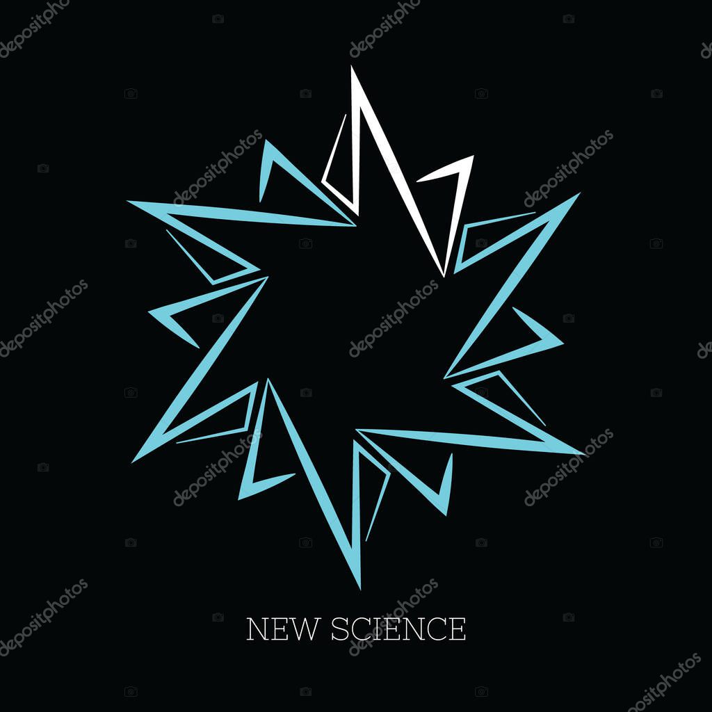 Diseño Del Logotipo Letras Disposición Copias Letra Del Rayo Una Vector ...