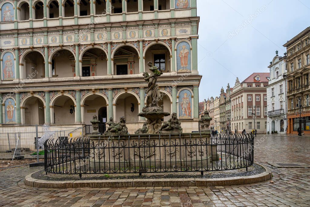 La estatua de Proserpine - una de las cuatro fuentes en el Viejo ...