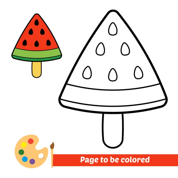 Coloring Book Kids Ice Cream Vector Stock Vector by ©fuatpras44.gmail ...