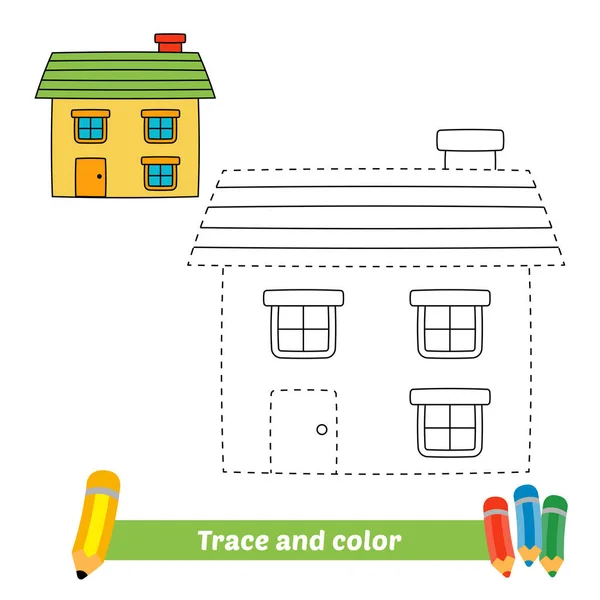 Children drawing house Vector Art Stock Images | Depositphotos
