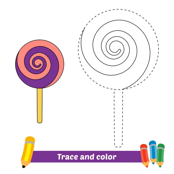 Trace Color Kids Cone Hat Vector Stock Vector by ©fuatpras44.gmail.com ...