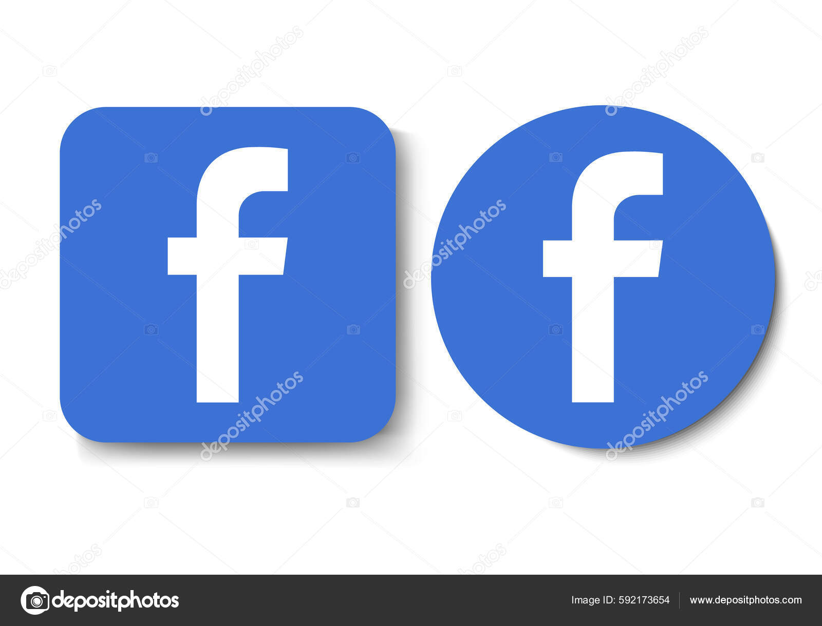 Facebook Login Button Flat
